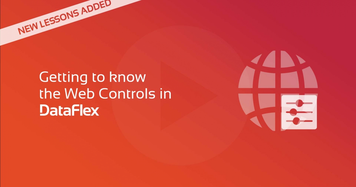 New video course - Getting to know the Web Controls part 3 | Data ...